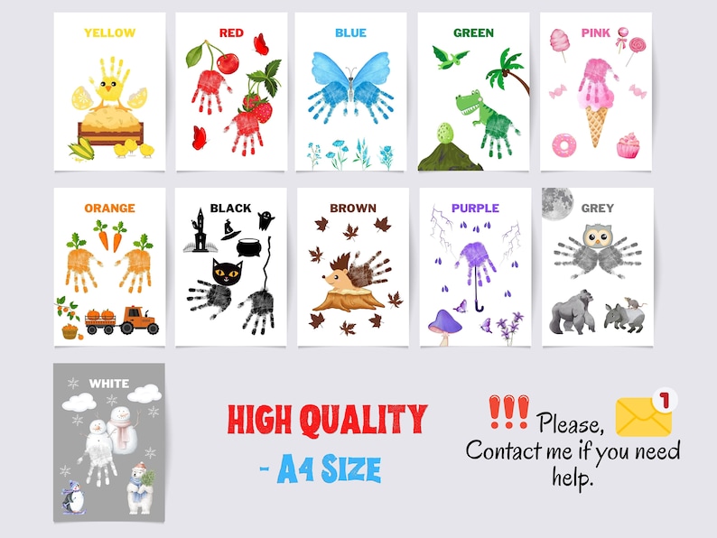 My Handprint Coloring Book Handprint Art Craft Handprint - Etsy