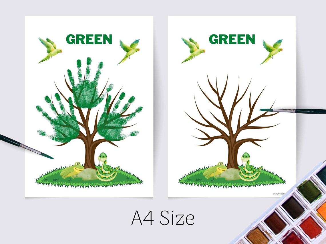 My Handprint Coloring Book Handprint Art Craft Handprint - Etsy