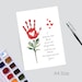Flower Handprint Art Craft, Mothers Day Handprint Craft for Kids Baby ...