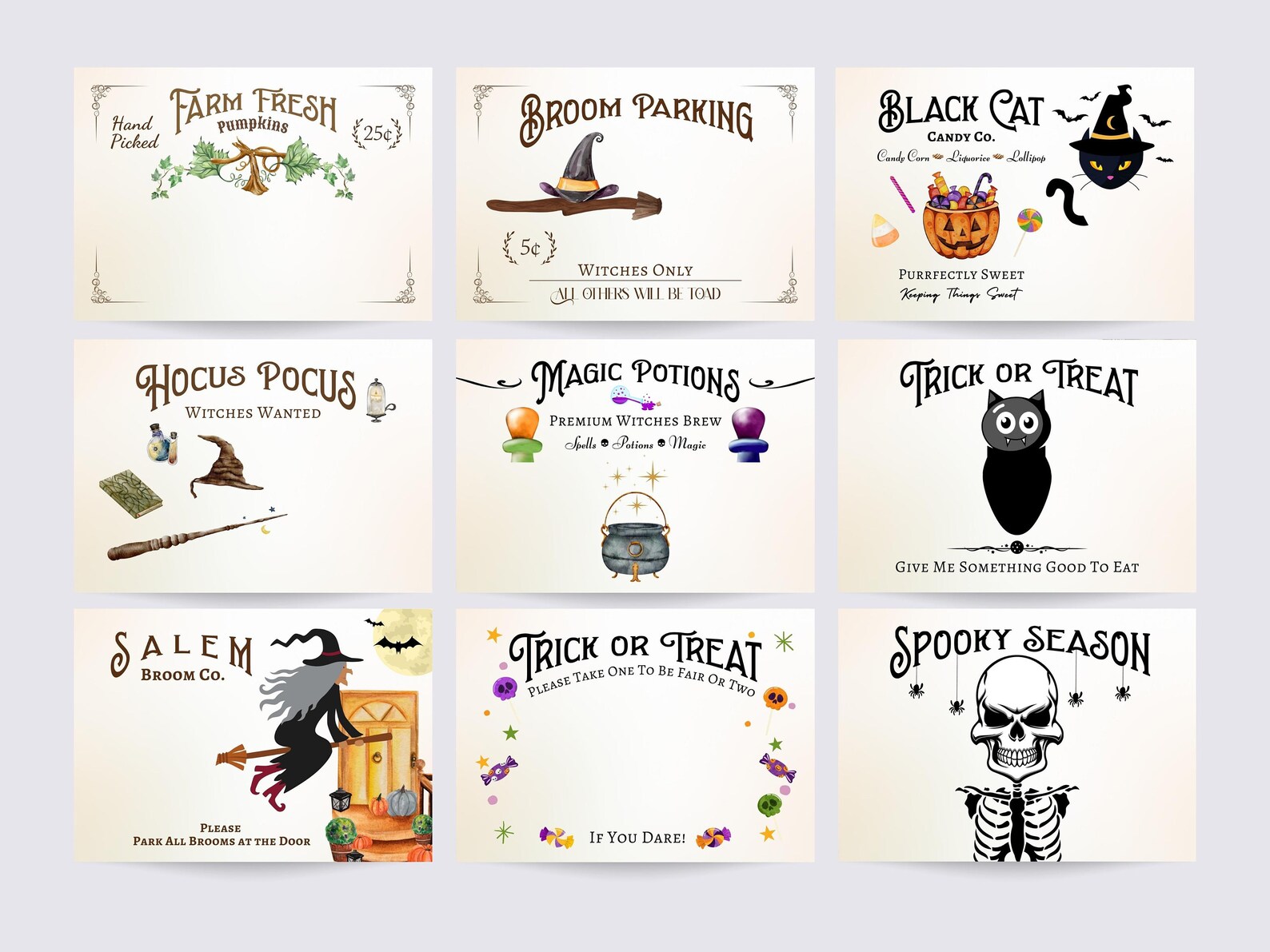 Halloween Handprint Footprint Art Craft Bundle Halloween - Etsy