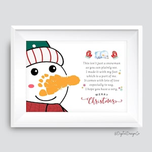 Snowman Height Poem - Etsy
