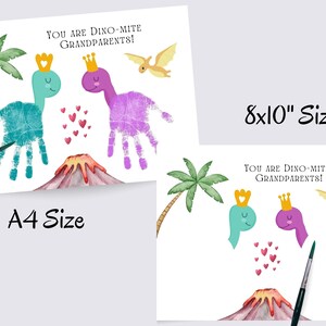 Grandparents Handprint Art Craft, Grandparents Day Bundle, Gift for ...