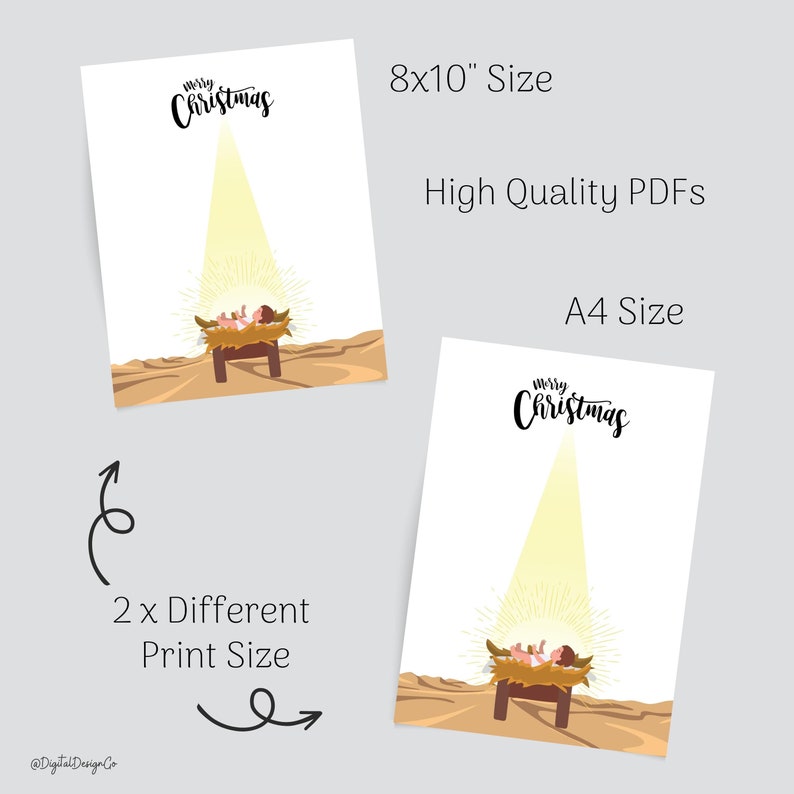 Shine Baby Jesus Handprint Art Craft Christian Craft Merry - Etsy