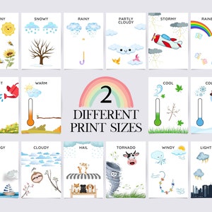 Weather Handprint Craft Bundle, Handprint Art Craft, Kindergarten, DIY ...