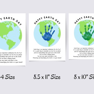 Earth Day Handprint Art Craft Bundle 2024, Earth Day Handprint ...