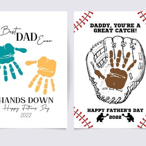 Fathers Day Mega Bundle Handprint/footprint, Fathers Day Handprint ...