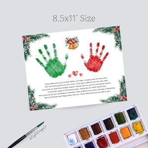 Christmas Handprint Art, Poem Handprints, Our Gift, Christmas Gift ...