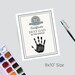 Fathers Day Handprint Craft Best Dad Certificate Handprint - Etsy