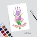 Hello Spring, Flower Handprint Art Craft, Easter, Spring Tulip ...