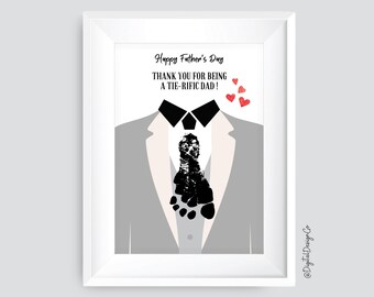 Father's Day Footprint Craft, Daddy I'm Following in Your Footsteps ...