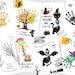 Halloween Handprint Footprint Craft Bundle, Halloween Handprint Art ...
