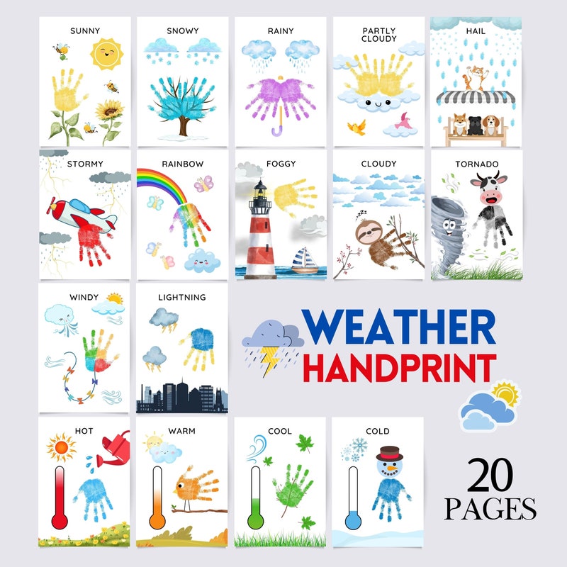 Handprint Craft - Etsy