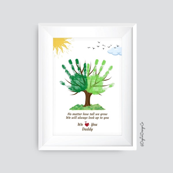 Handprint Tree - Etsy