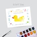 Father's Day Footprint Art, Lucky Ducky, Duck Footprint Craft for Kids ...