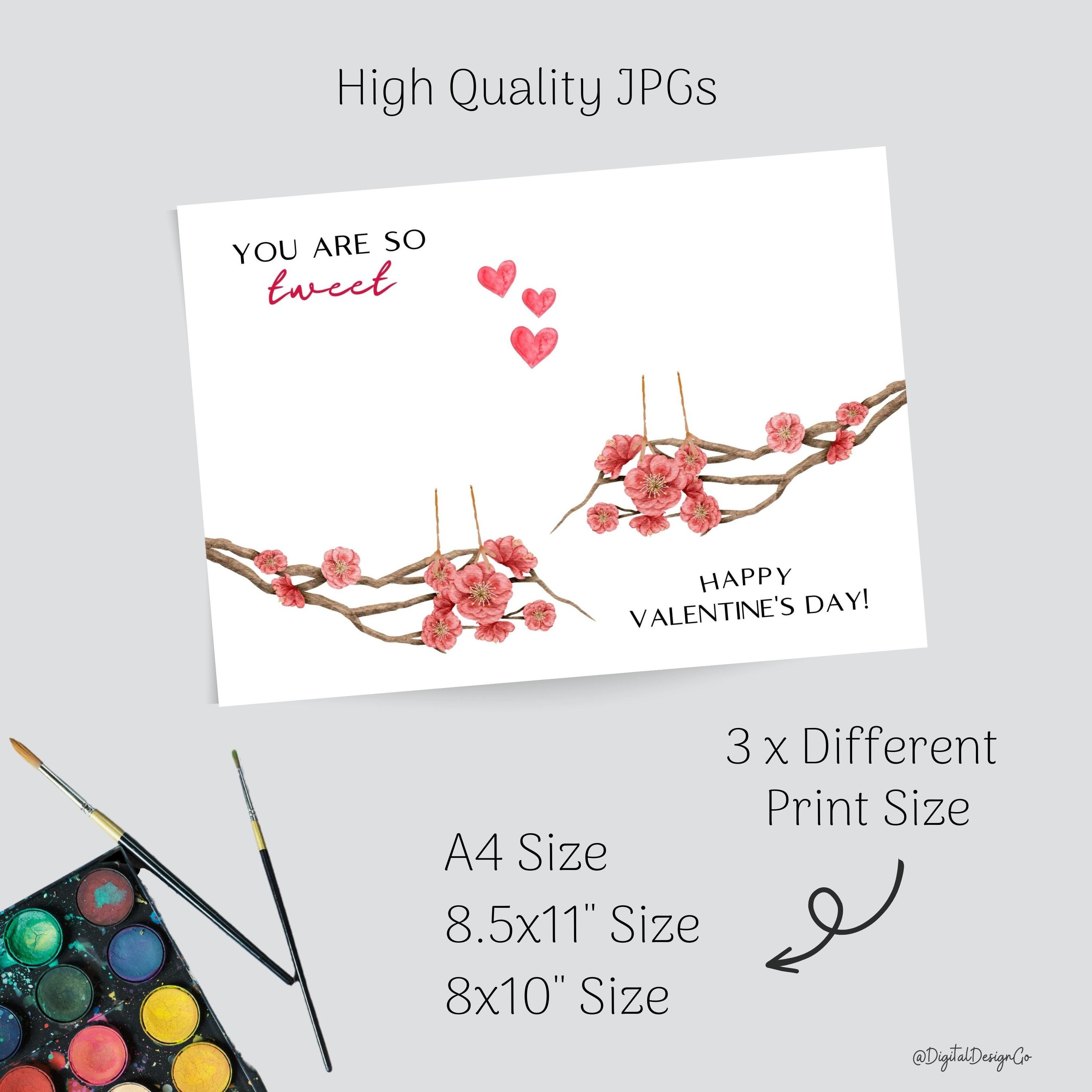 Bird Valentines Day Handprint Art Craft, You Are so Tweet, Happy ...