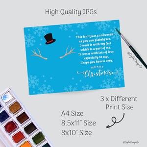 Snowman Footprint Art, Poem, Snowman Footprint Art Craft for Baby ...