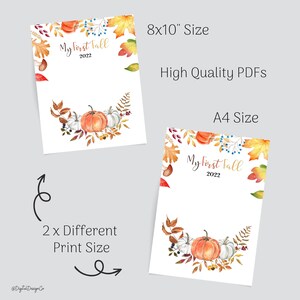 Fall Handprint Footprint Art My First Fall Fall Footprint - Etsy