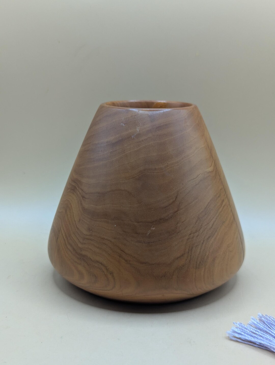 MCM Bruce Dye Wooden Vase, Turned Wood Australia, Stunningly Smooth, It ...