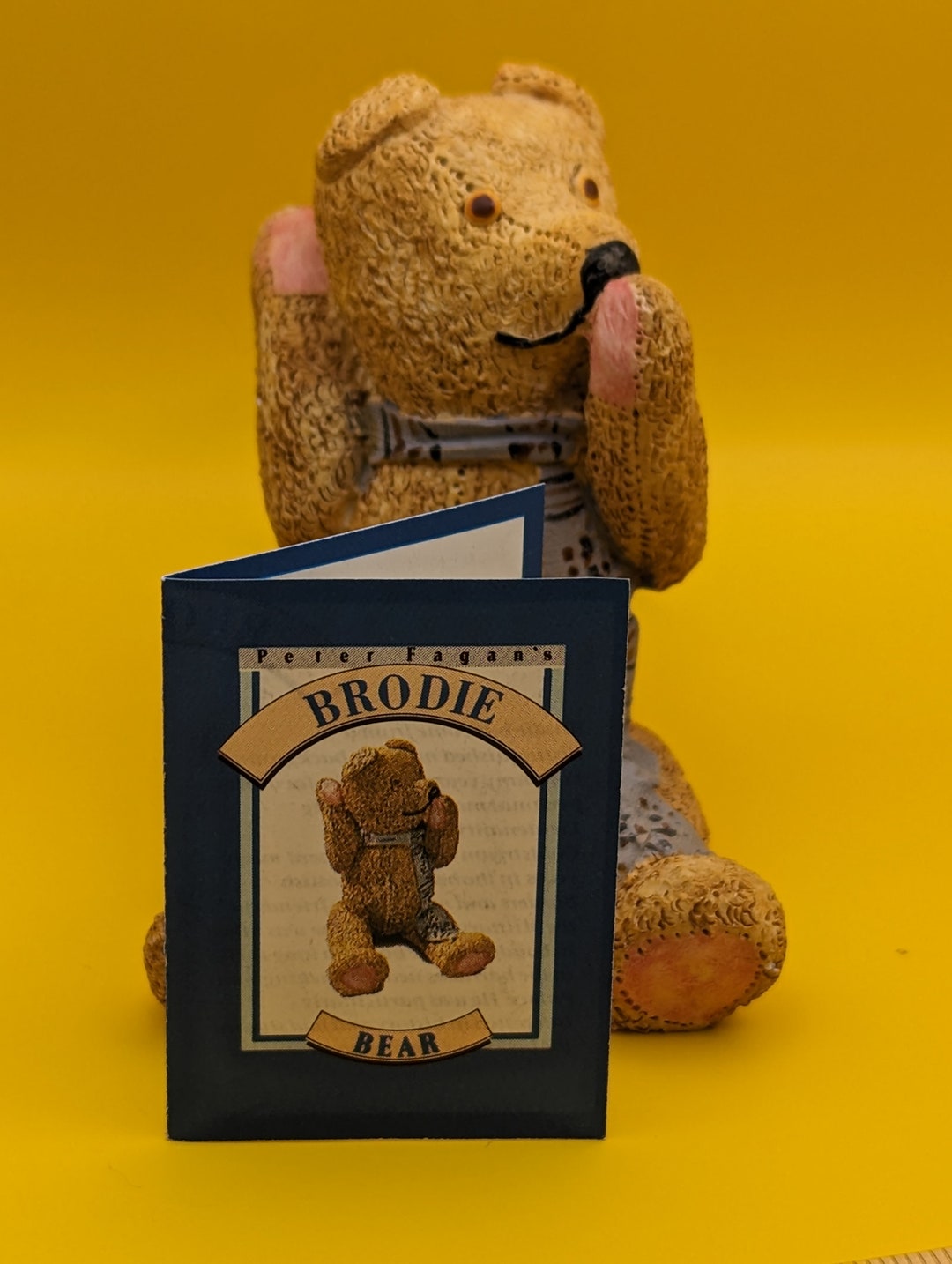 Brodie Bear With Paper Certificate, Peter Fagan Colourbox Bears Crafted ...