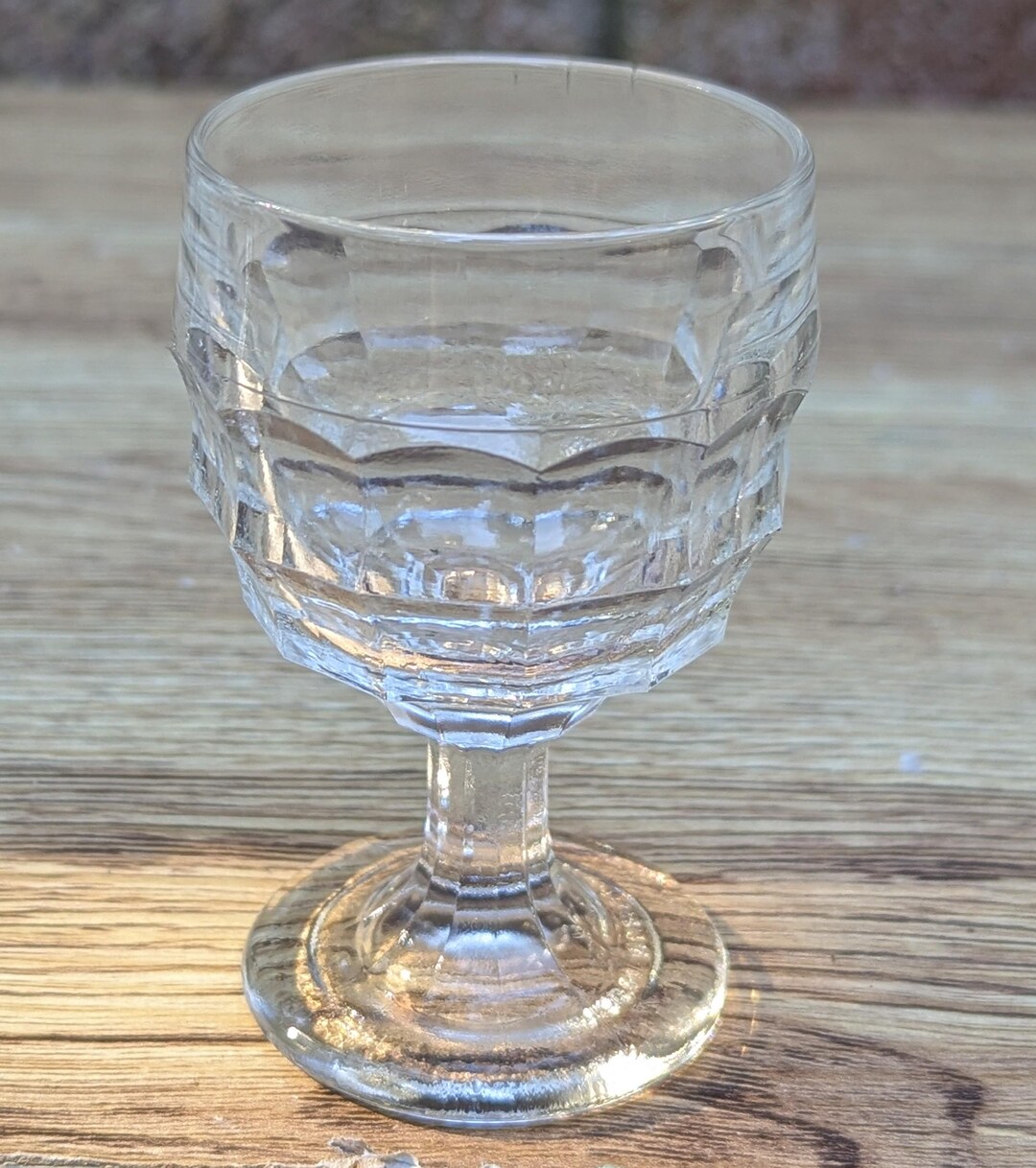 Vintage Davidson Jacobean Pressed Glass Liqueur / Tot Glass – England ...