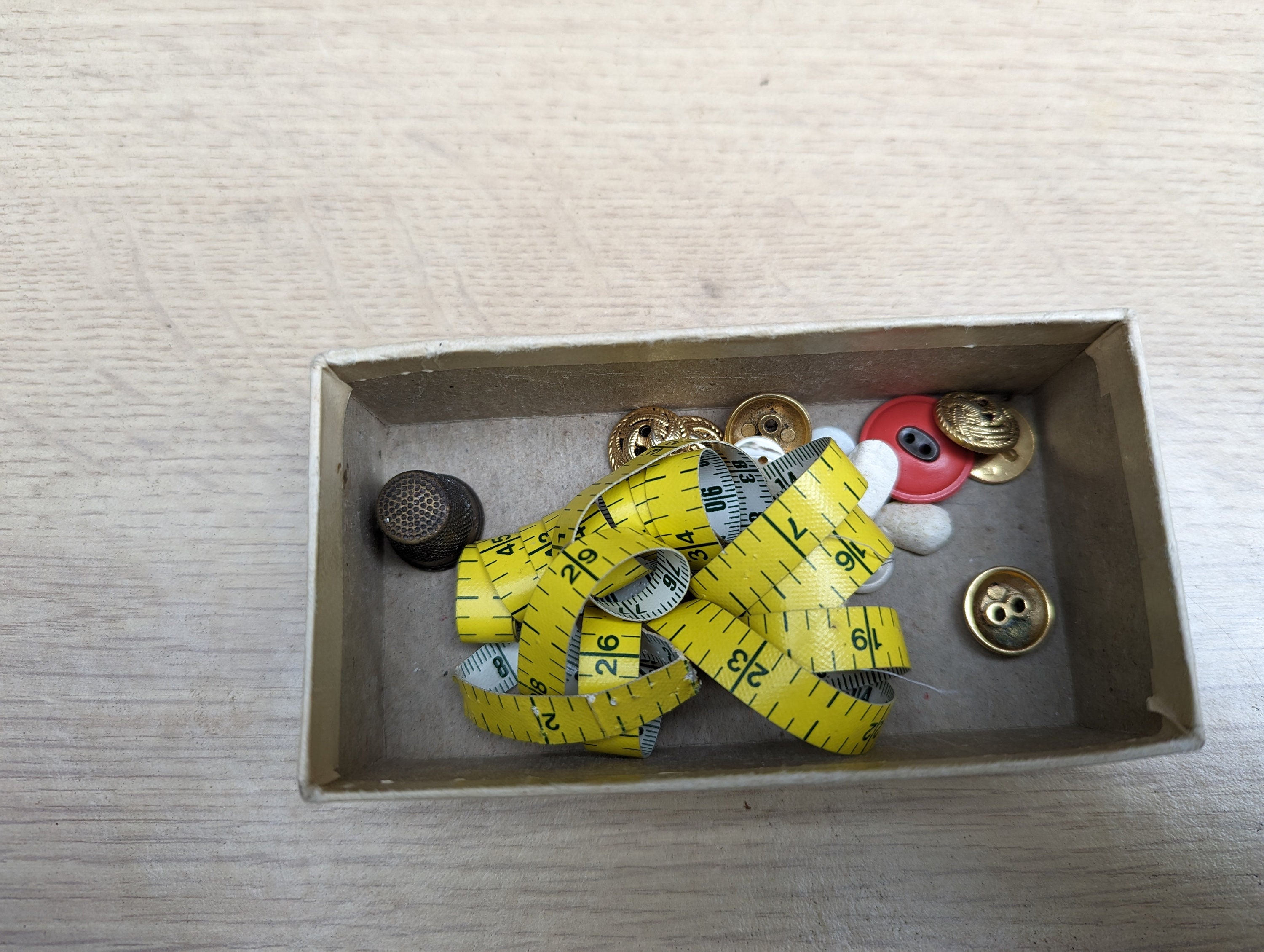 Original Singer Cardboard Box With a Few Sewing Bits and Bobs - Etsy