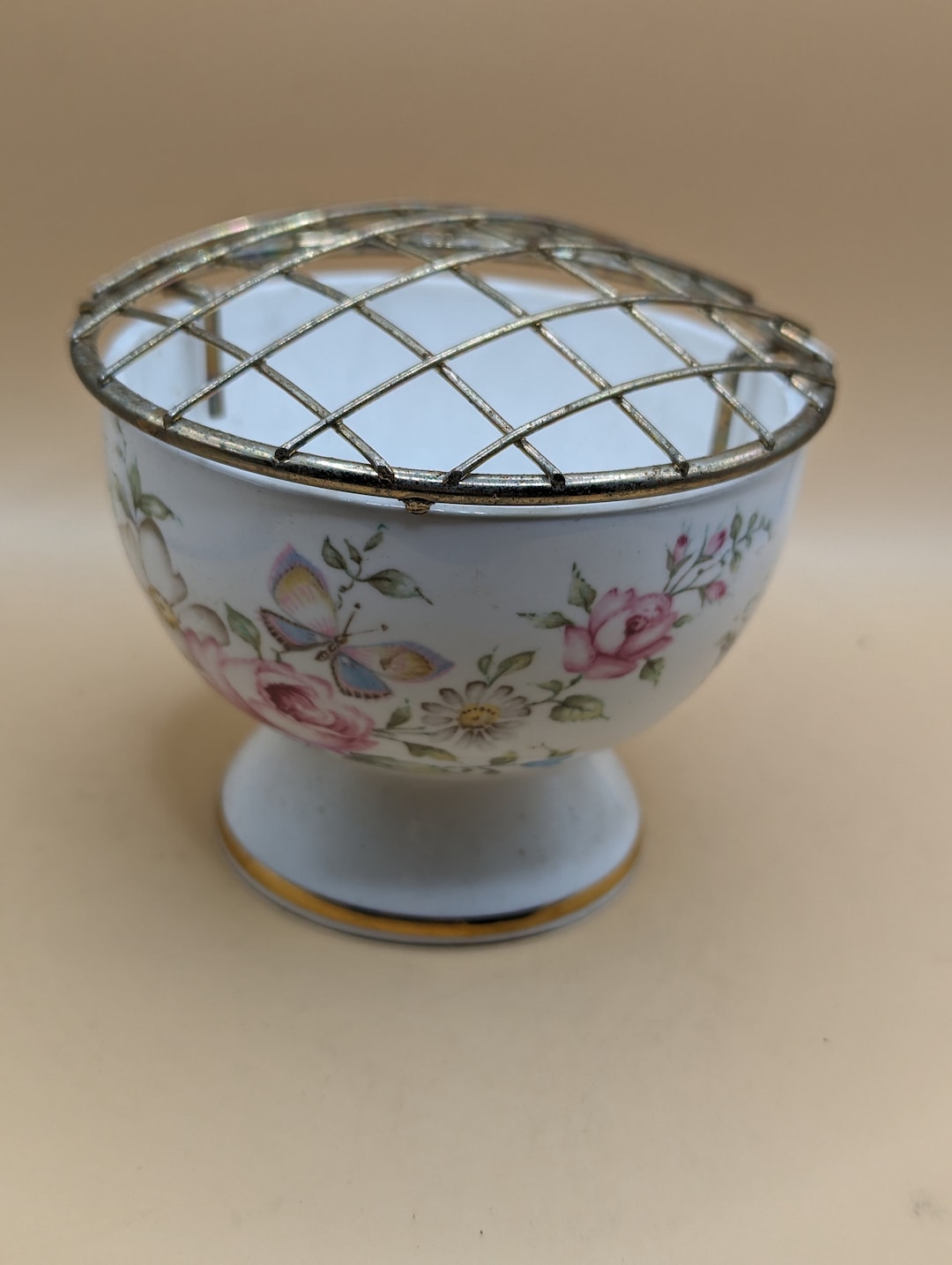 Rare Longton Hall Porcelain Rose Bowl With Grille - Etsy