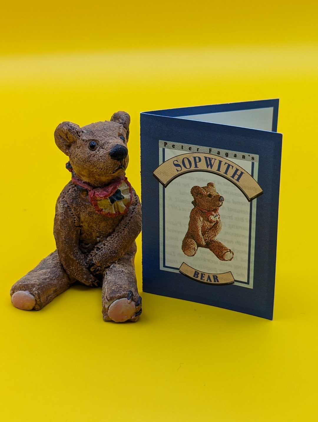 Sopwith - Peter Fagan Colourbox Miniatures Teddy Bear - Etsy UK