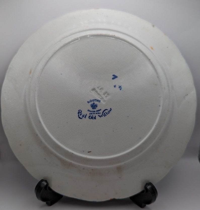 Booths REAL OLD WILLOW Side Plate 7", Blue and White. - Etsy