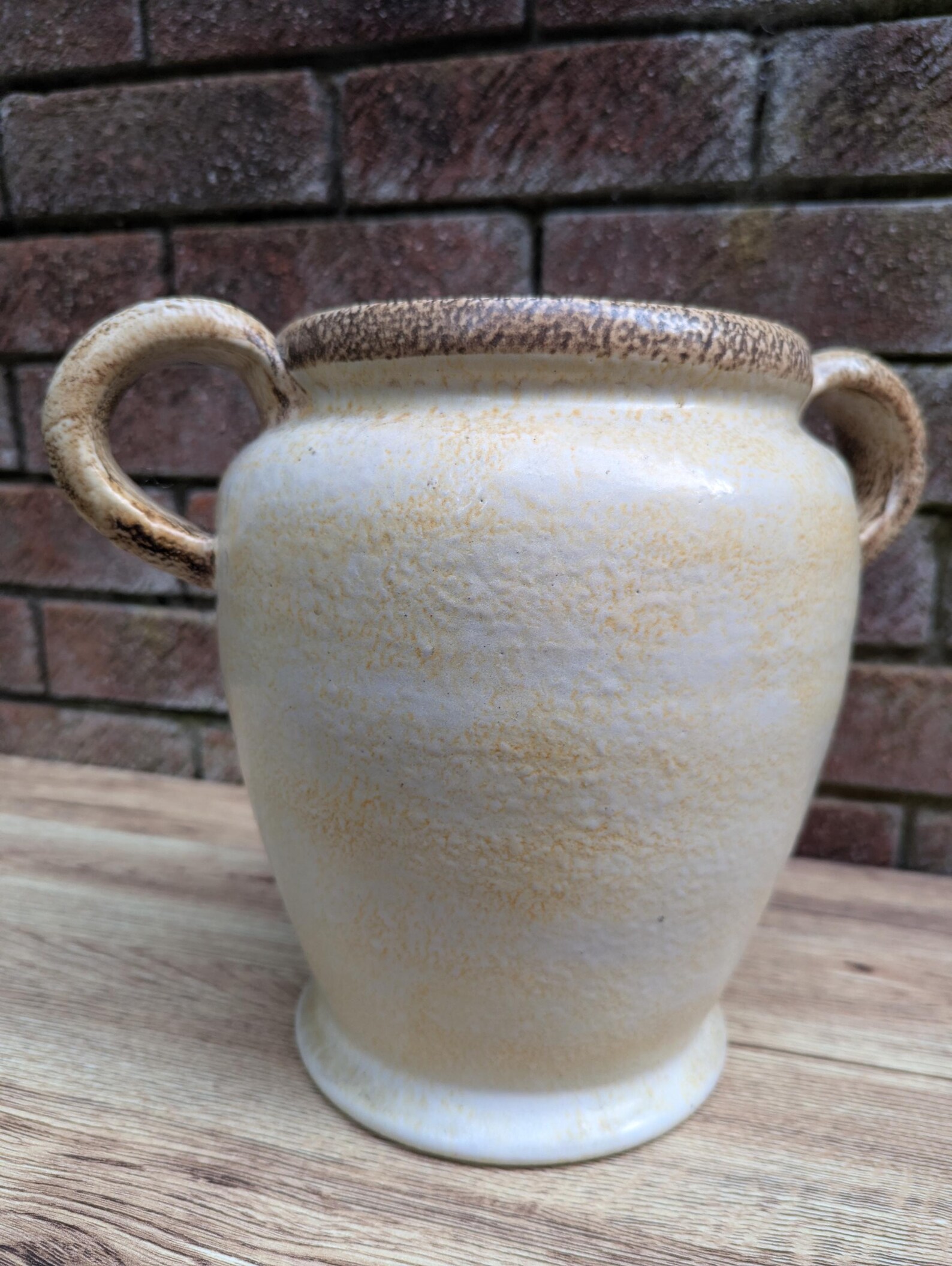 Yellow Bourne Denby Double Handled Large Pot Jug Vase Danesby Ware ...