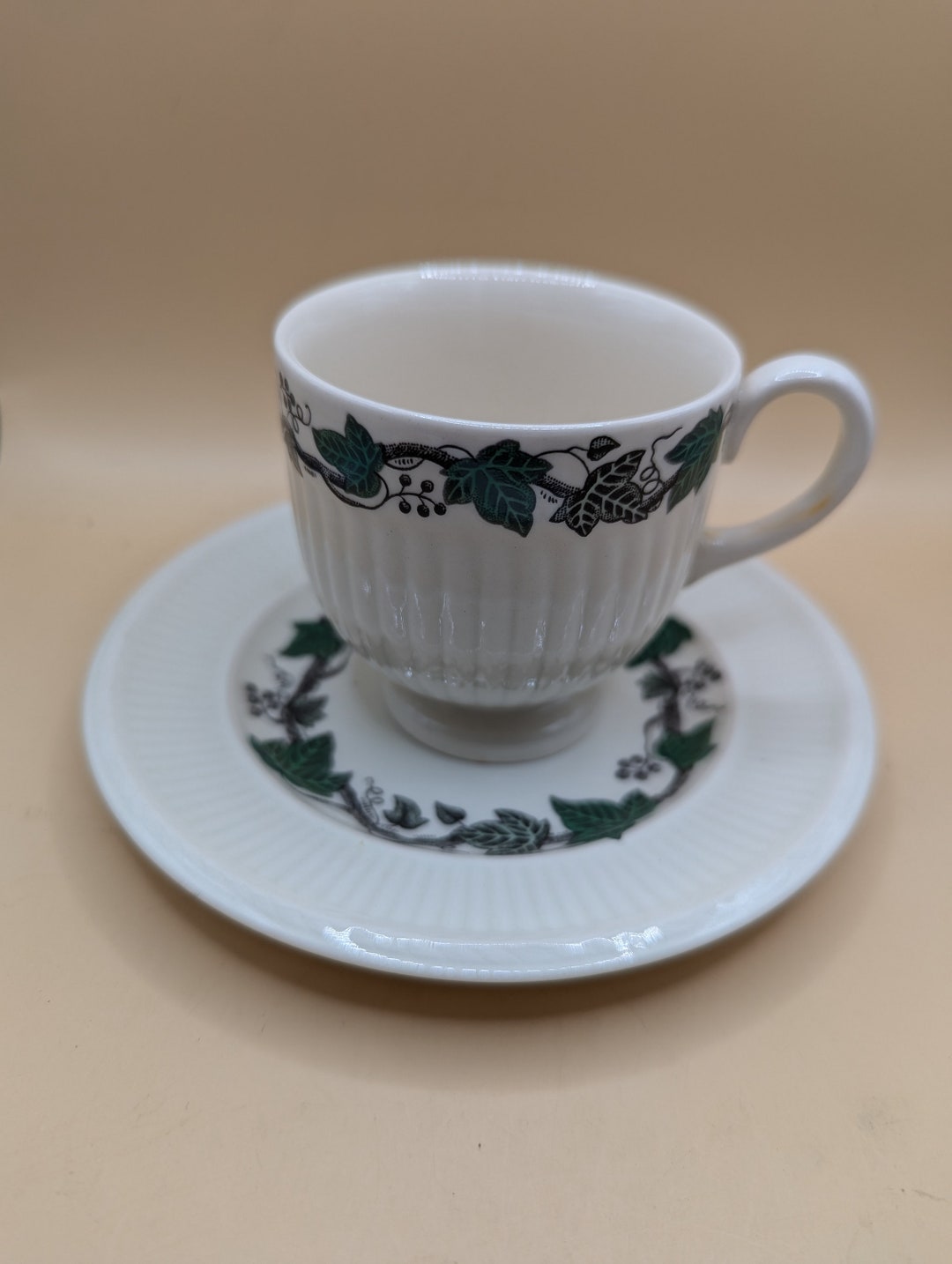 Wedgwood of Etruria & Barlaston Stratford Ivy Cup and Saucer - Etsy