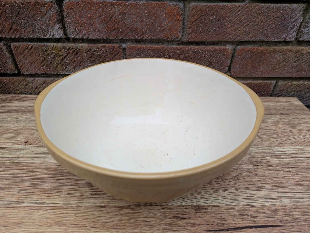 Large Ceramic Mixing Bowl T G Green Gripstand 27cm Vintage - Etsy