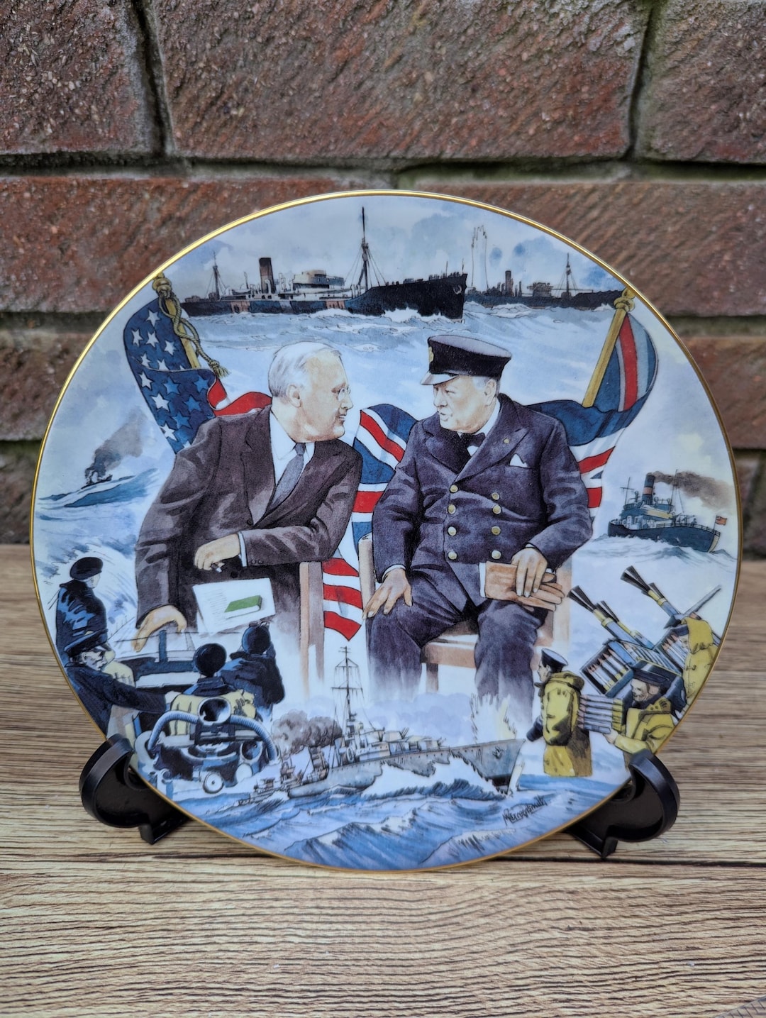 Hamilton Collection Plates This Was Their Finest Hour WWII Give Us the ...