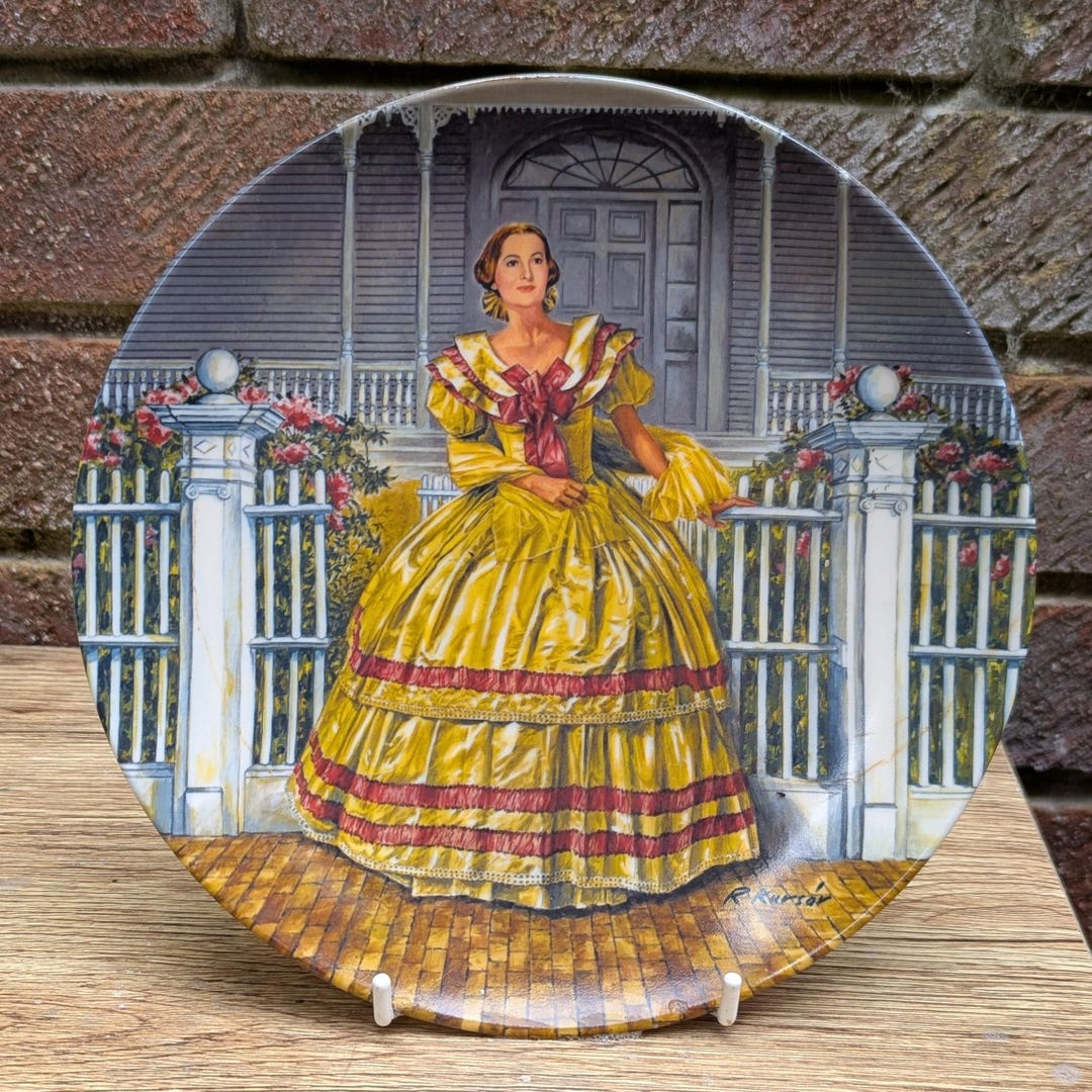 Melanie Limited Edition Collector Plate by Edwin M. Knowles (1980) - Etsy