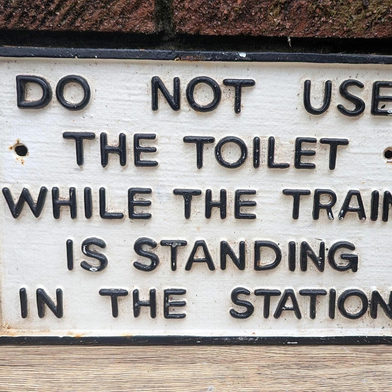 Do Not Use Toilet Sign - Etsy