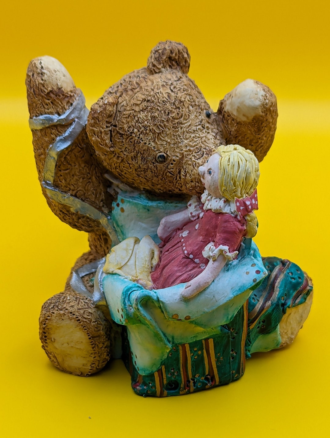 Teddy Bear With Rag Doll, Peter Fagan Colourbox Miniatures Teddy Bear ...