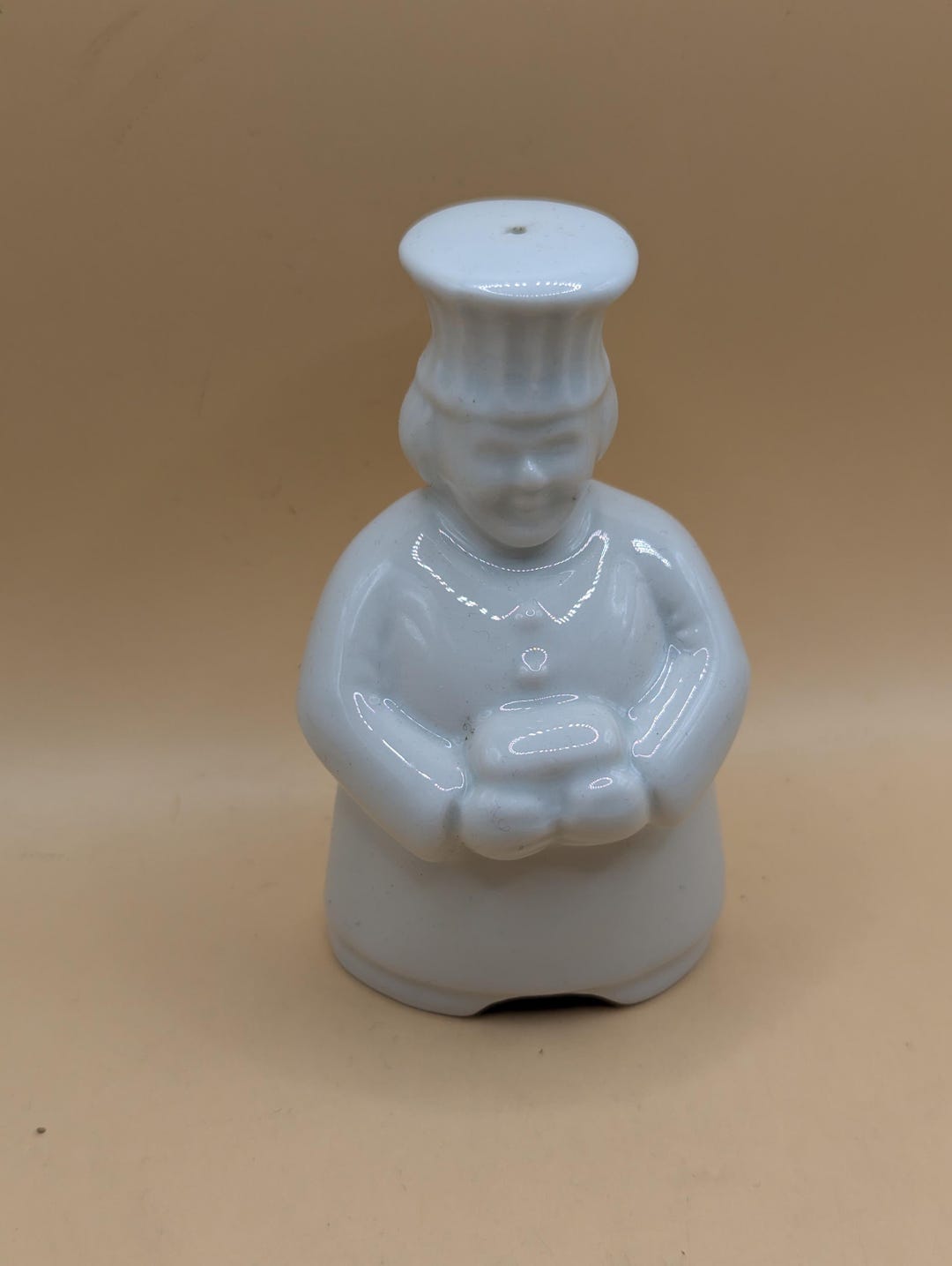 White Glazed Pie Vent Pie Funnel in the Shape of A Chef - Etsy