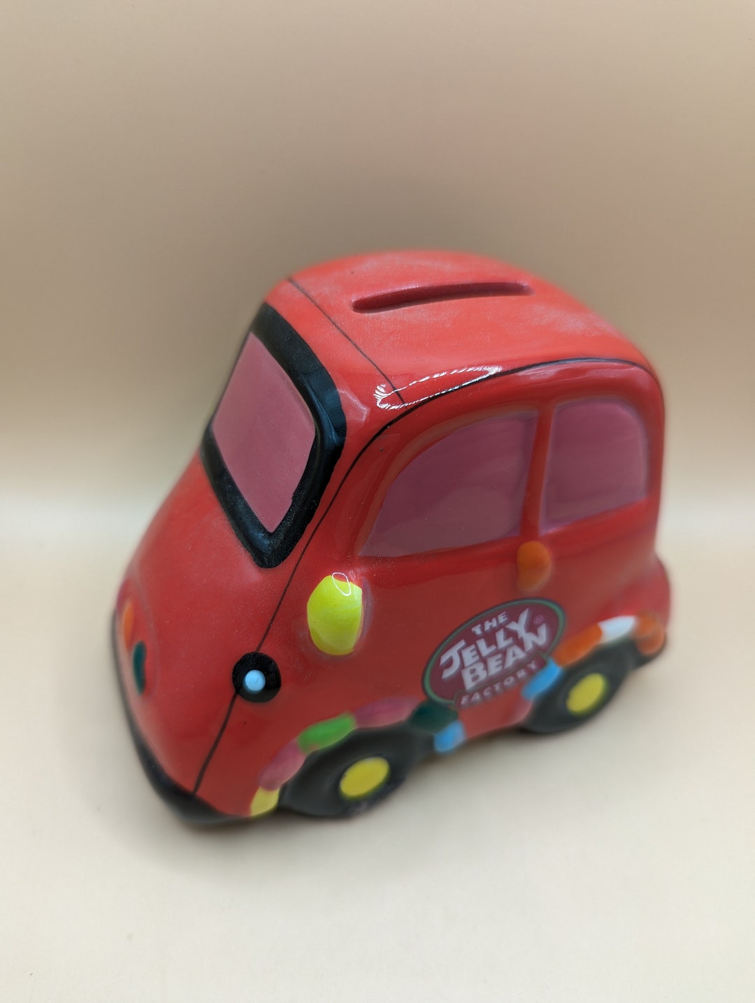 The Jelly Bean Factory Car Money Box Ceramic Collectible - Etsy