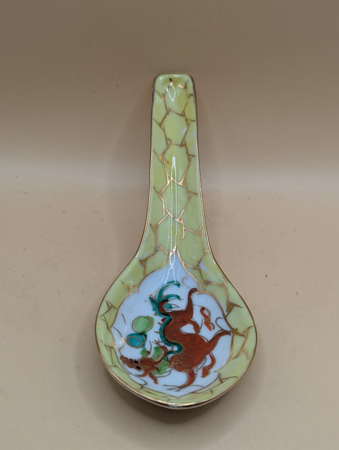 Vintage Chinese Spoon,chinese Decor Soup Spoon, Asian Noodle Soup Spoon ...