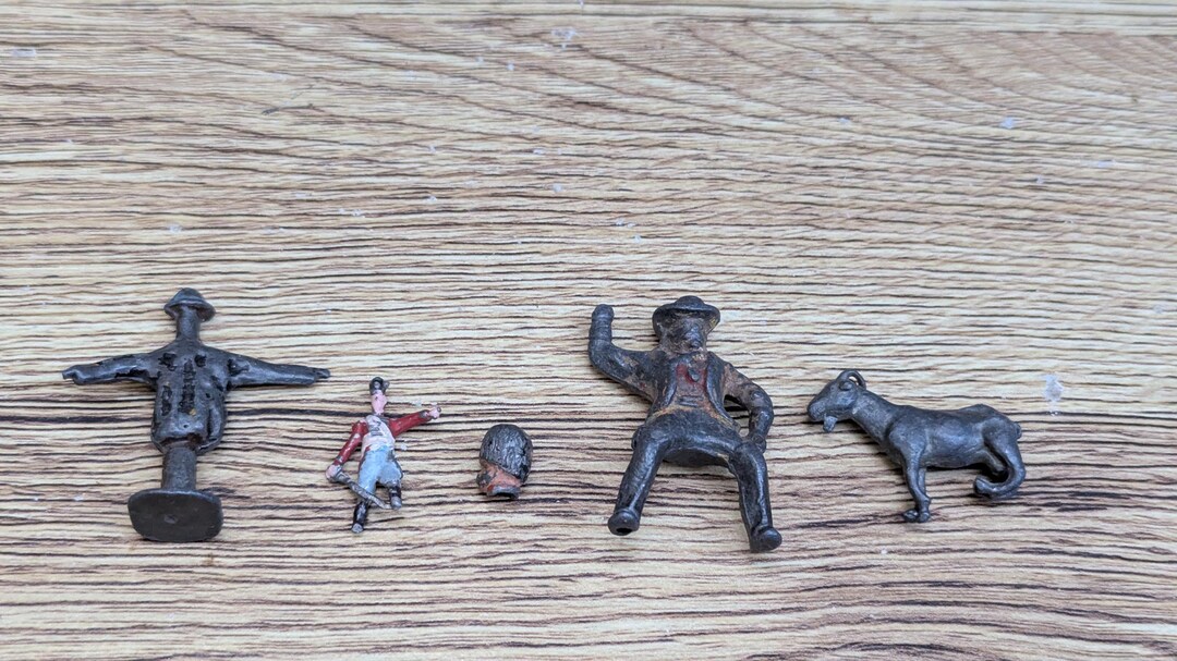 Vintage 1920s Lead Hollow-cast Figures Job Lot – Britains / Johillco ...