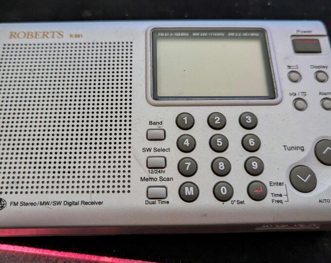 Used Roberts R881 LW/MW/SW Silver Multi-band Portable World Radio - Etsy