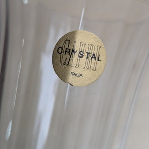Vintage Italian Crystal, Capri Crystal, the Best Crystal Out There, SIX ...
