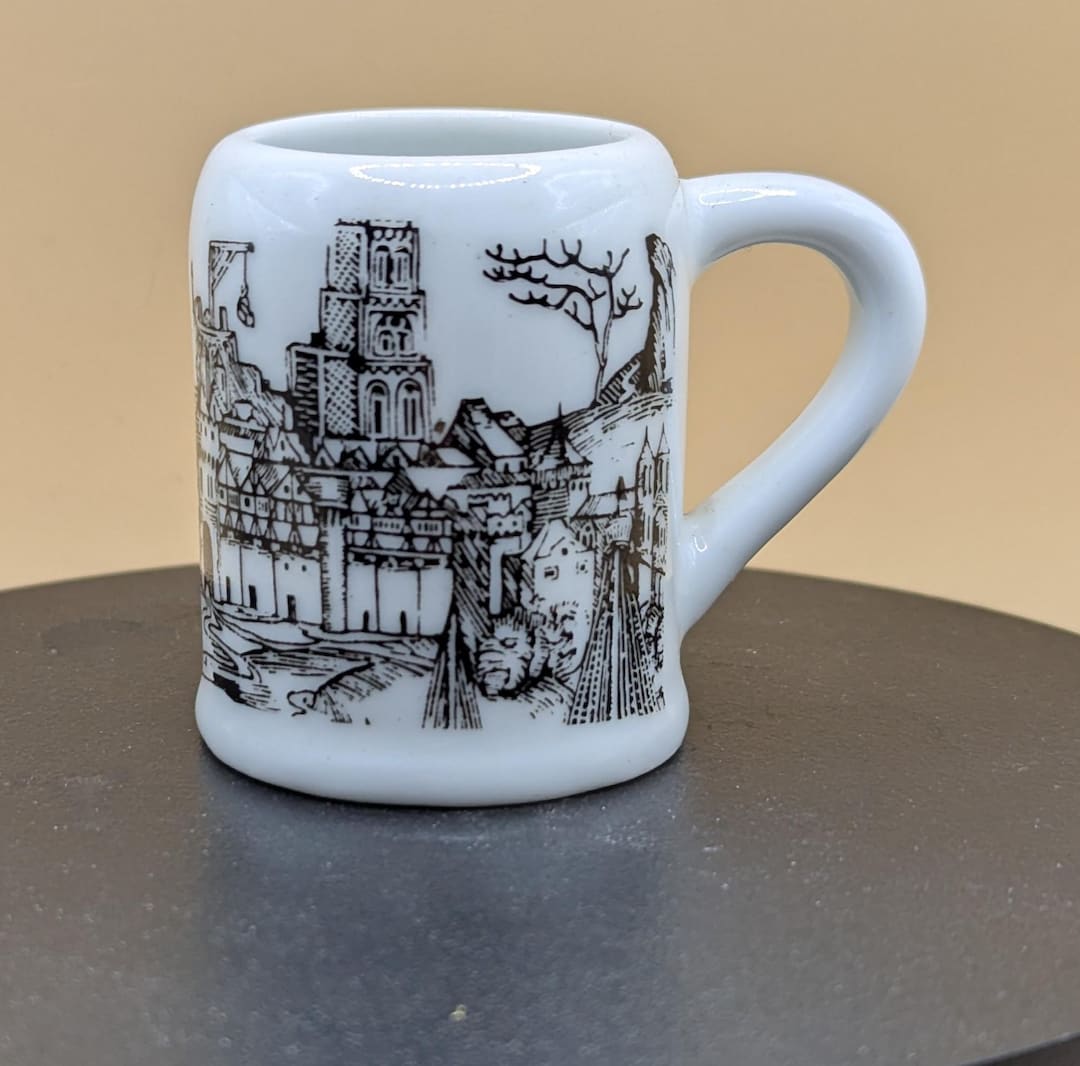 Royal Porzellan Bavaria KPM Miniature Porcelain Mug – Handpainted ...