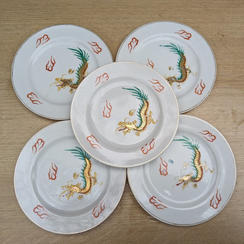 Dragon Plates - Etsy