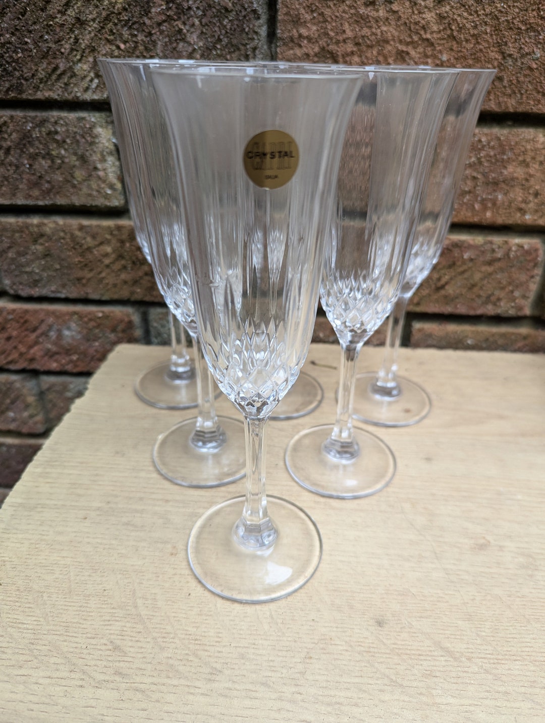 Vintage Italian Crystal, Capri Crystal, the Best Crystal Out There, SIX ...