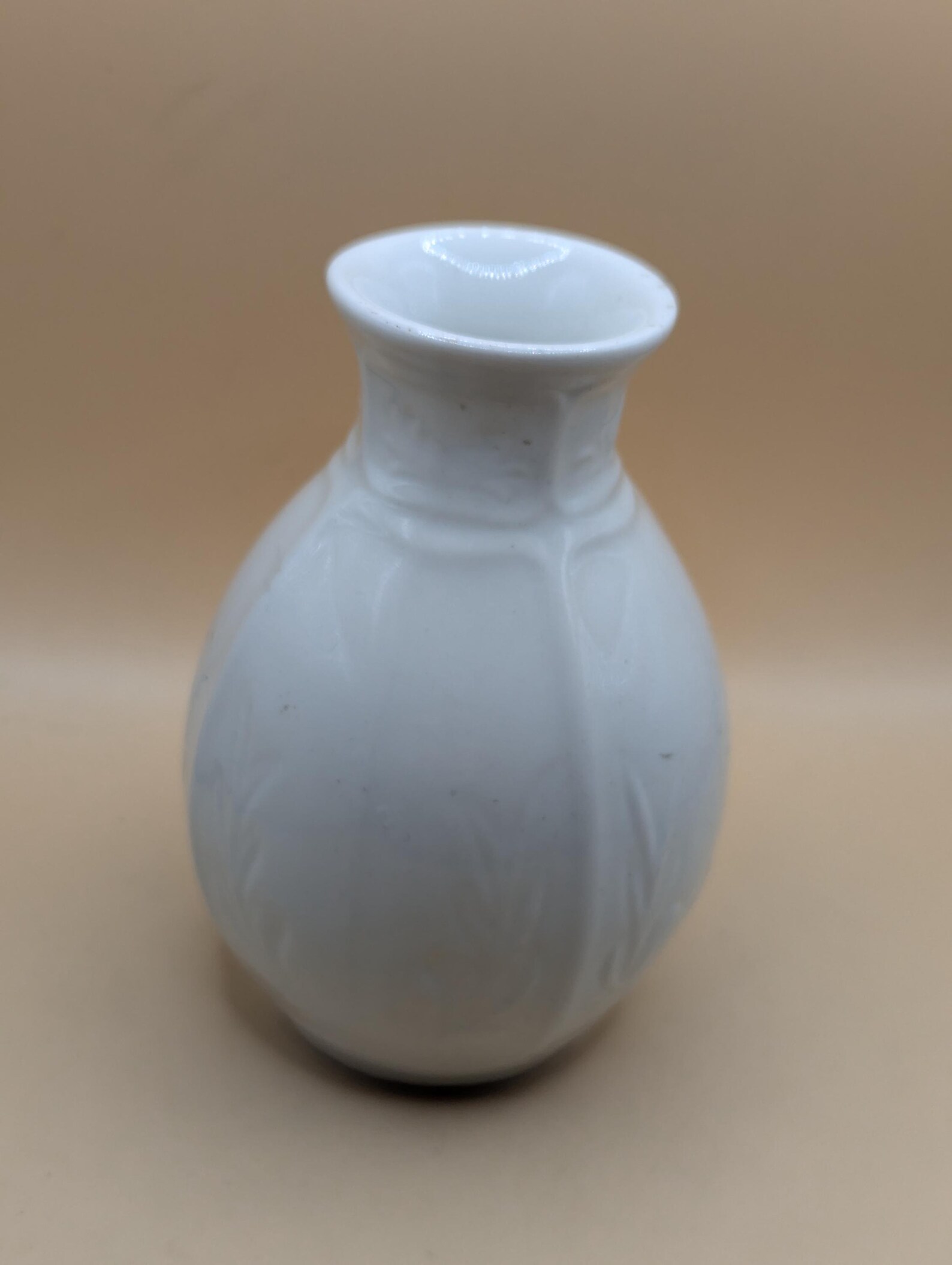 Geometric Design Ceramic Vase From the 1960s, Hand Decorated, Carved ...