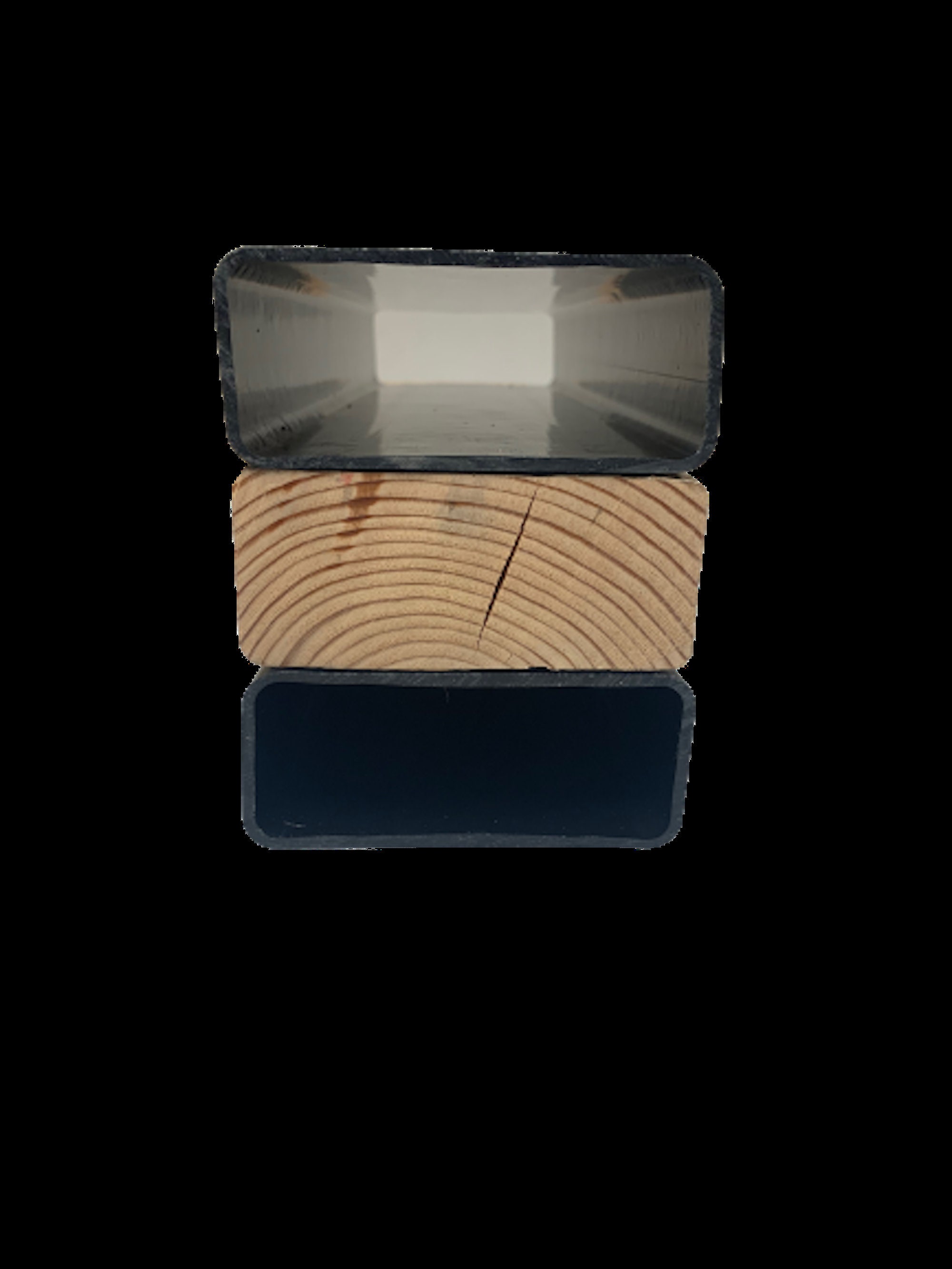 PVC Rectangular Tube 1 1/2" X 3 1/2" X 24", Same OD as a 2x4 Piece of ...