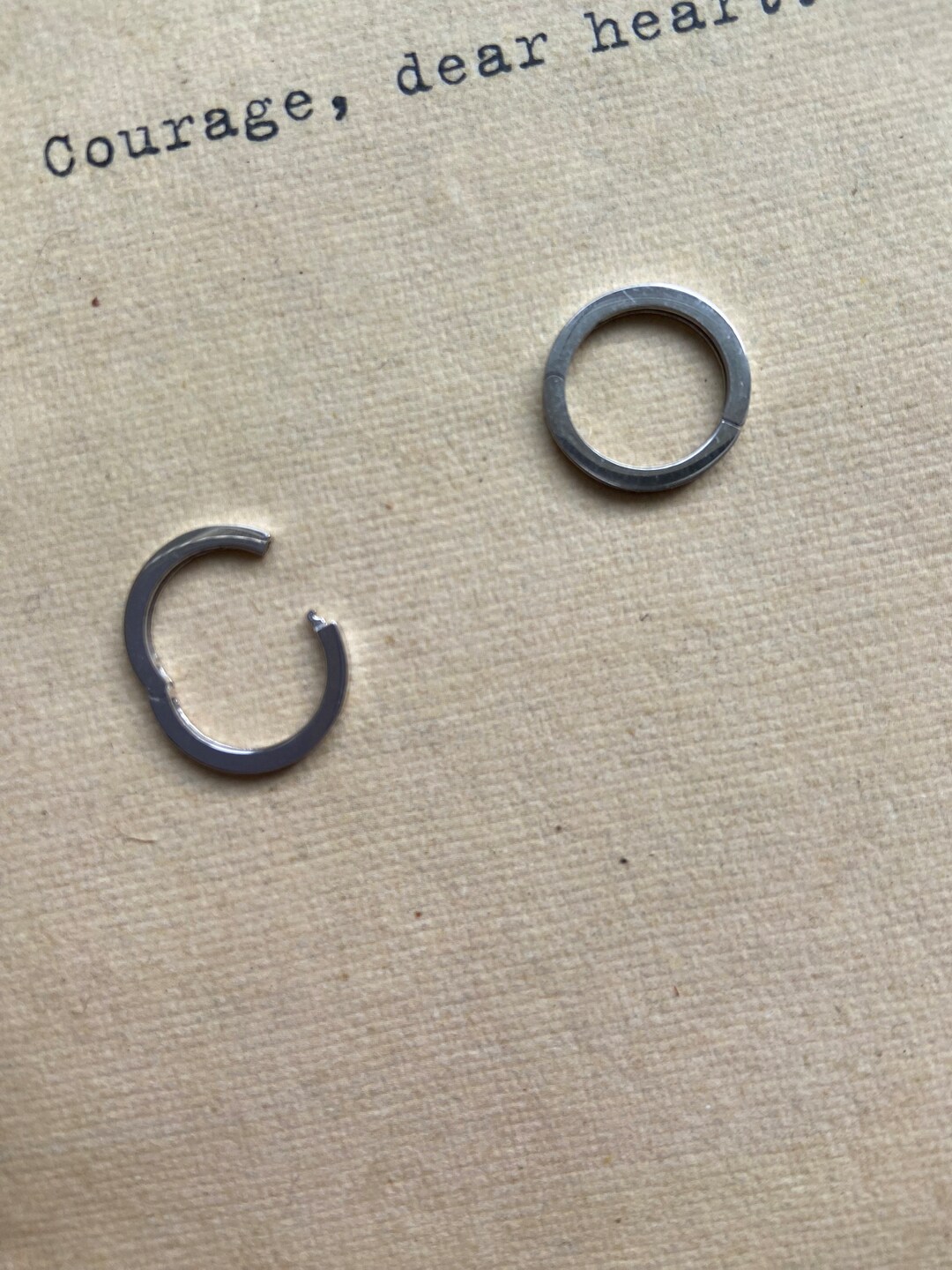Solid Gold Charm Connectors White Gold Connectors - Etsy