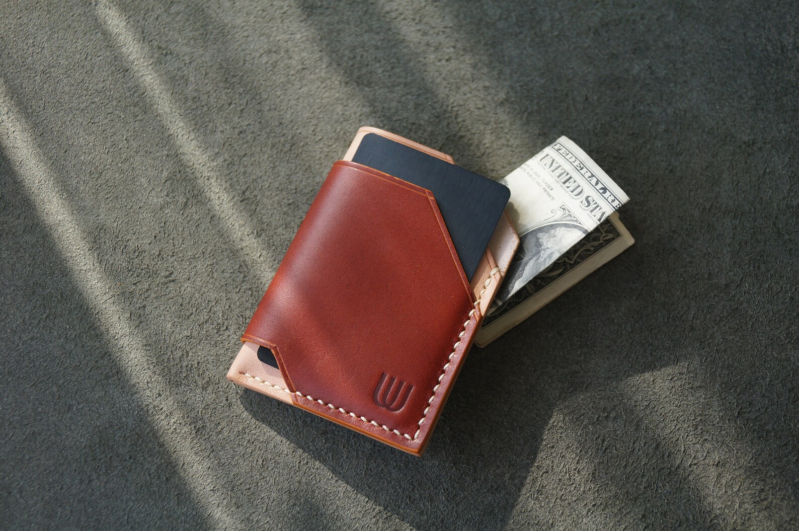 The Gunner Leather Wallet Pdf Pattern, Leather Wallet Template ...