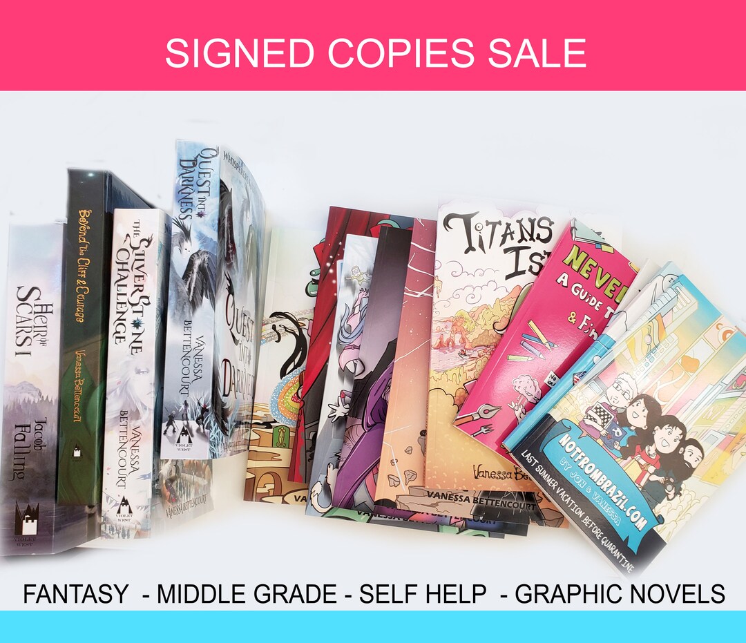 Signed Copies Fantasy Books Middle Grade Graphic Novels - Etsy