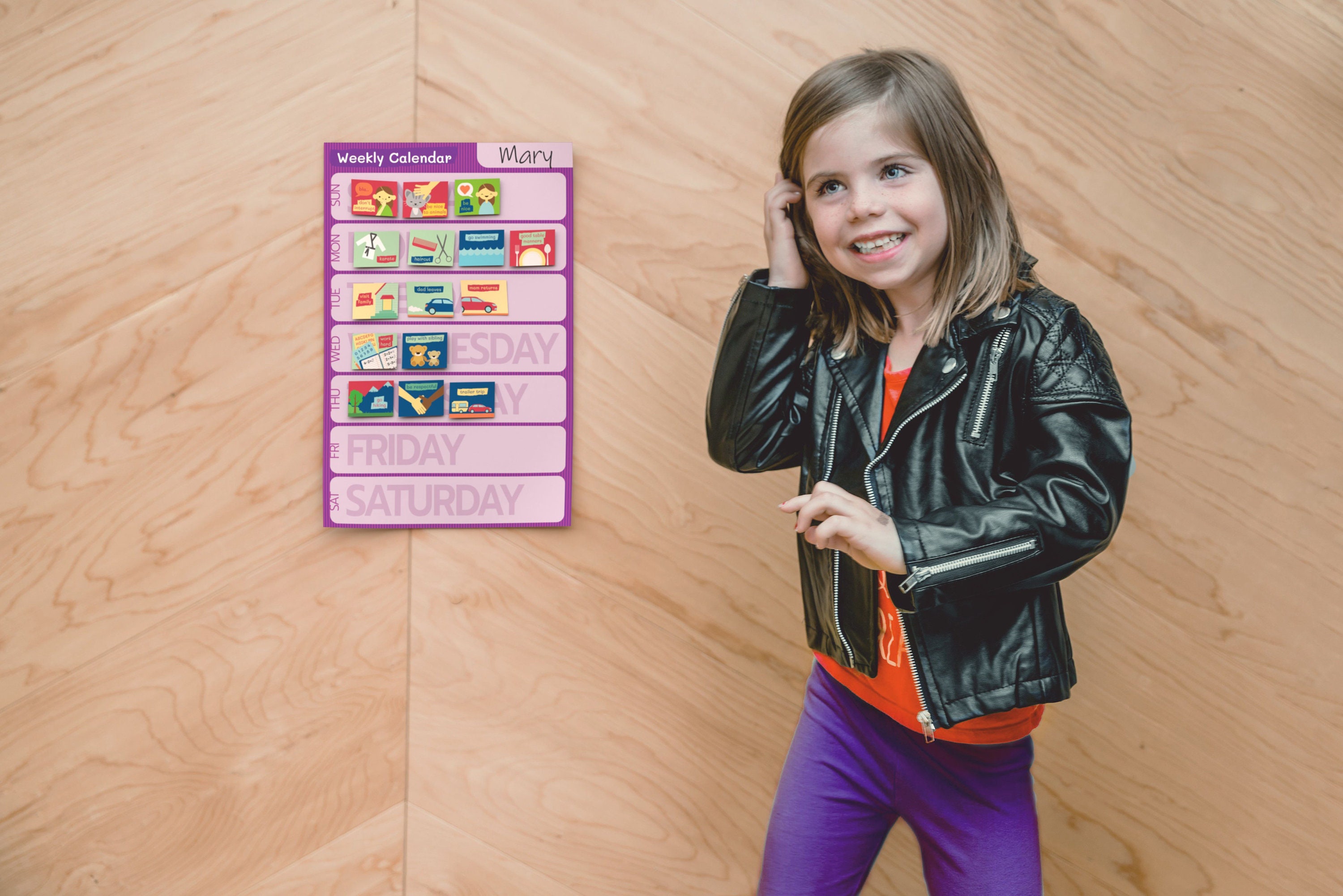 Visual Calendar Cards for Kids printable Set of 120 Cards - Etsy